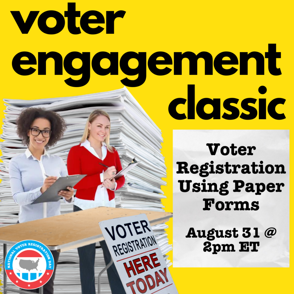 National Voter Registration Day Webinars | National Voter Registration Day