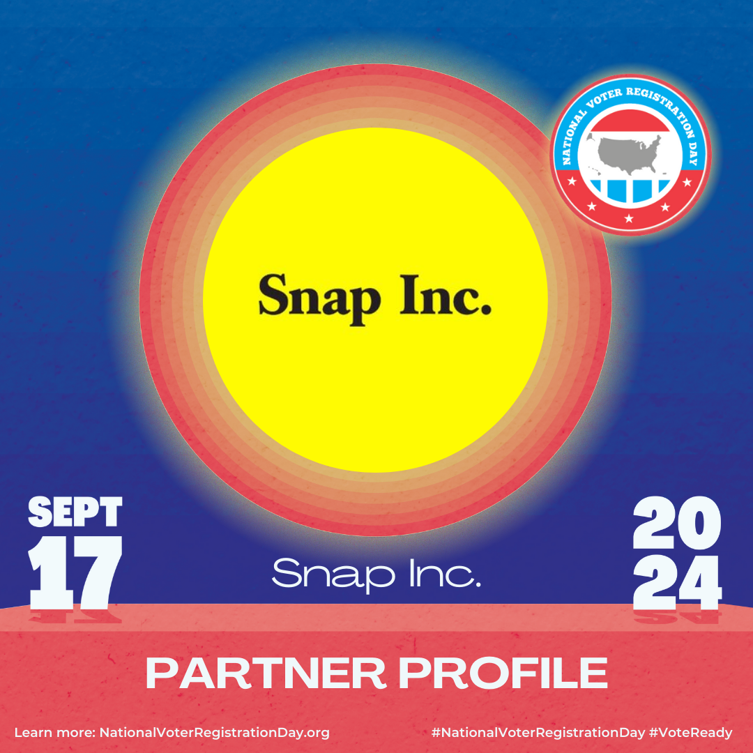 Voter registration? That's a Snap. | National Voter Registration Day